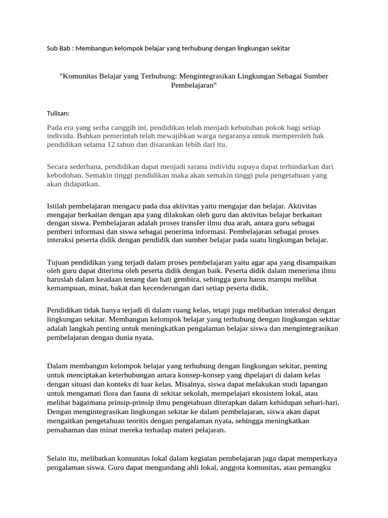 Tulisan | PDF