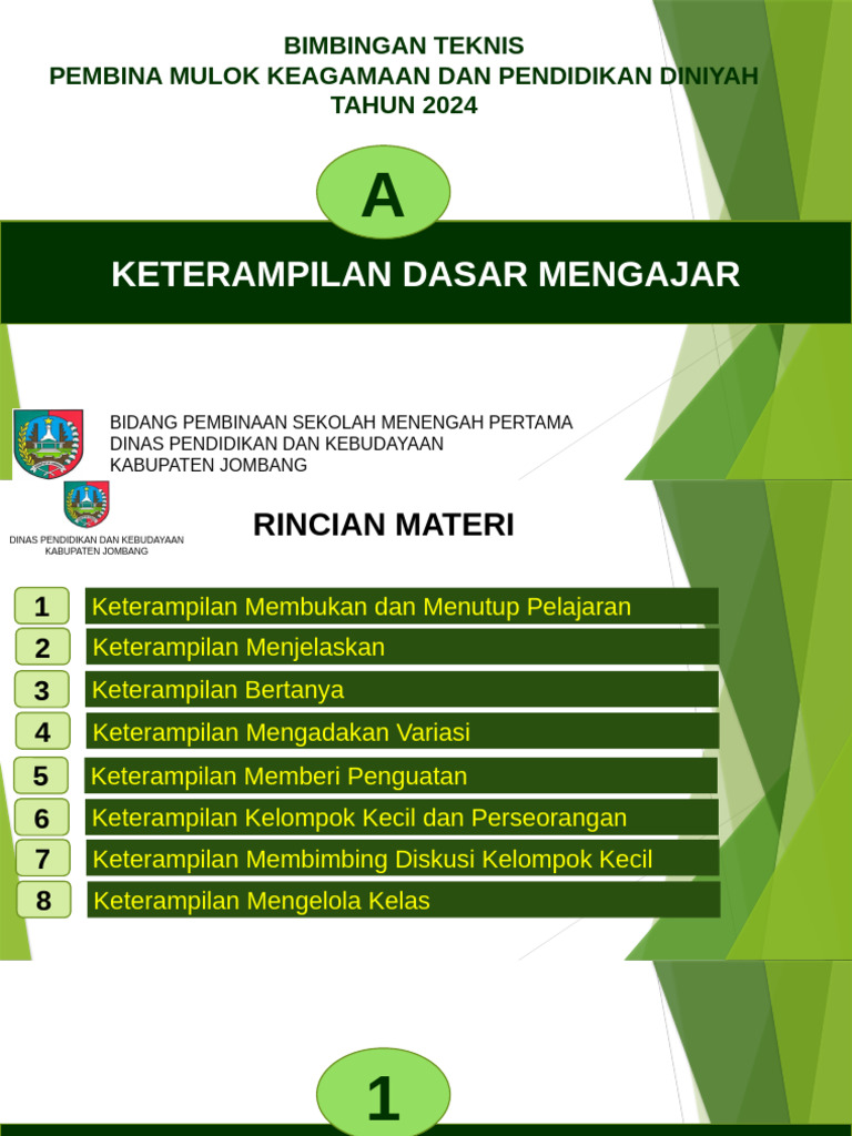 3a. Hari Ke 2 - Keterampilan Dasar Mengajar-Ok | PDF