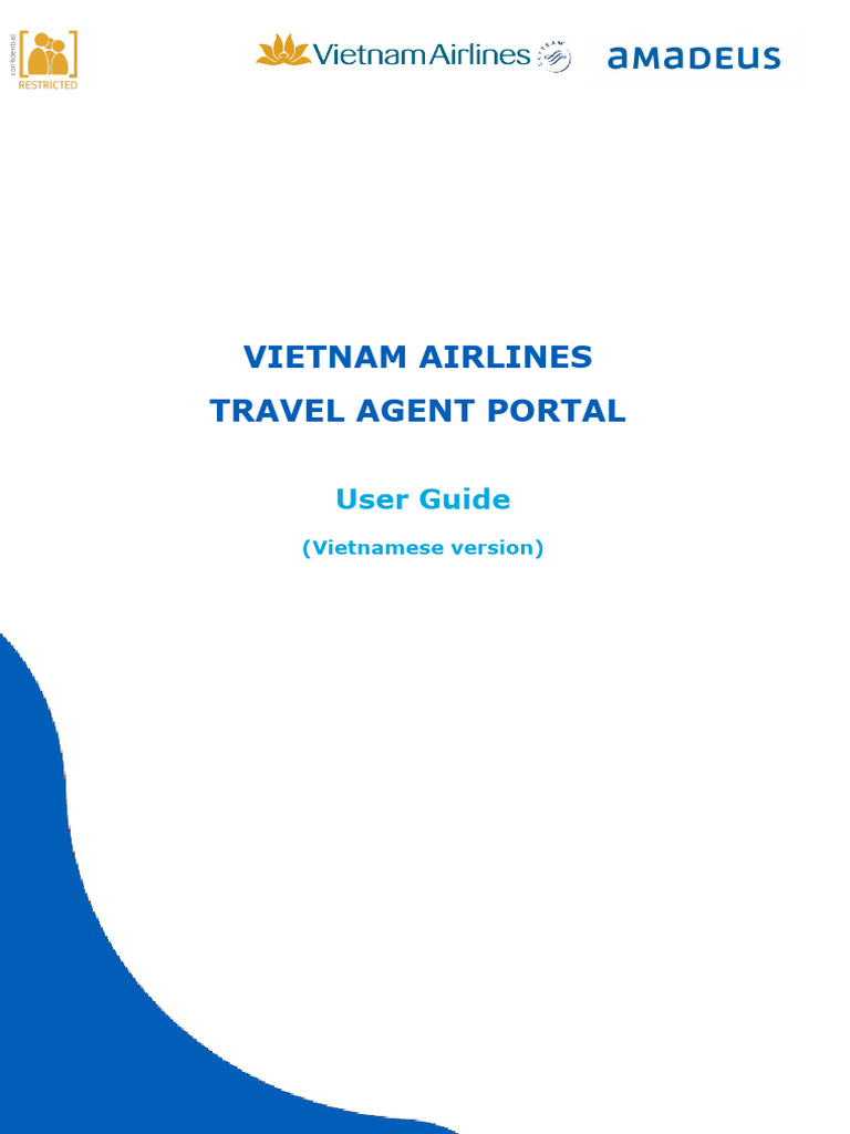 (CA) Vie Ver_Travel Agent Portal User Guide v1.1 | PDF