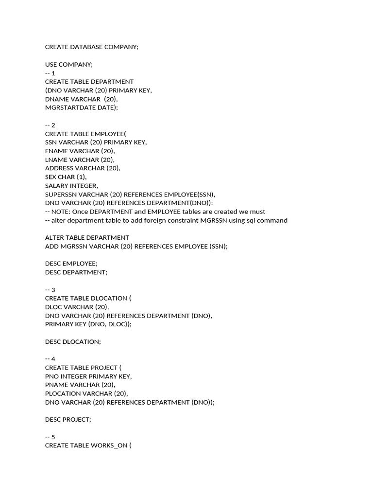 SQL Queries Updated | PDF