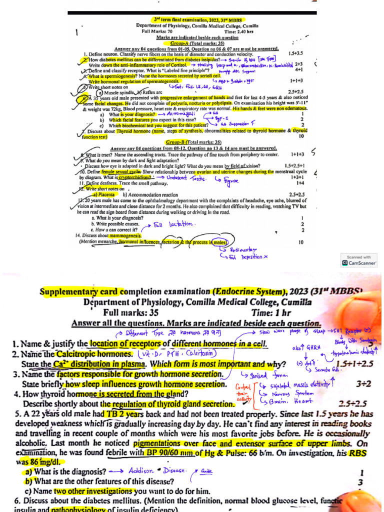 Endo and Reproductive Phy | PDF