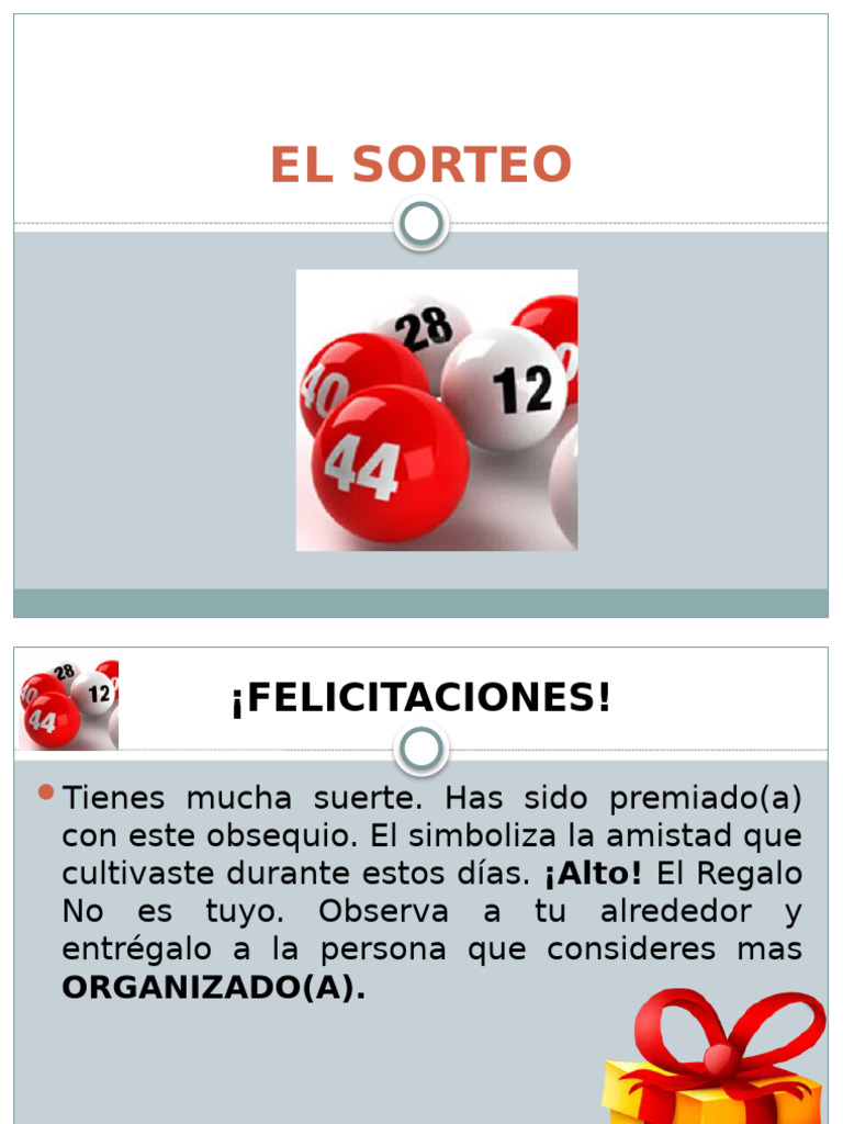 El Sorteo | PDF