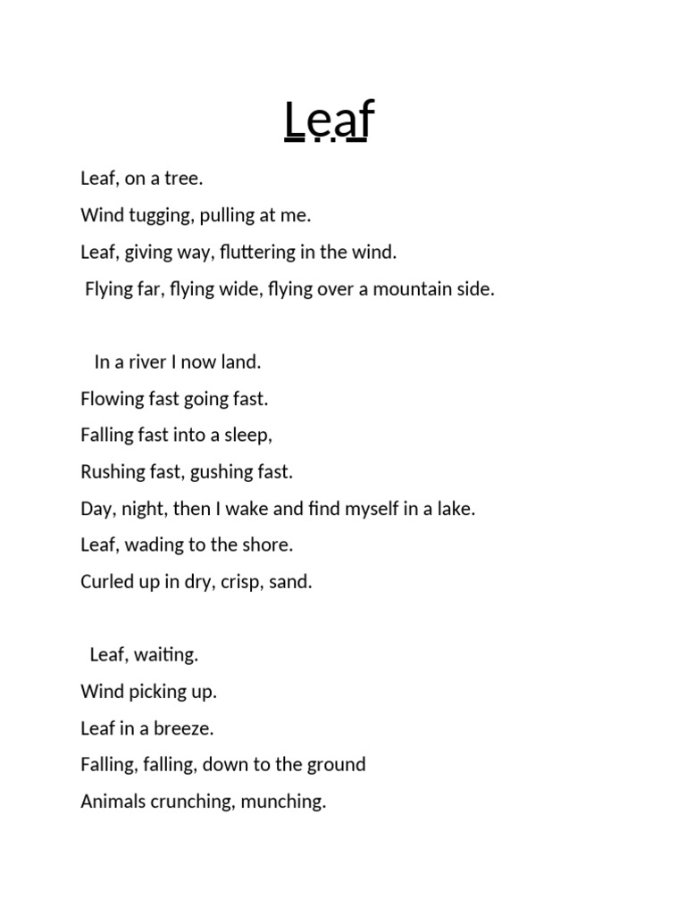 Leaf | PDF