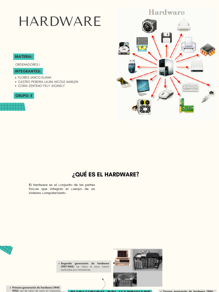 Hard Ware | PDF | Hardware de la computadora | Periférico