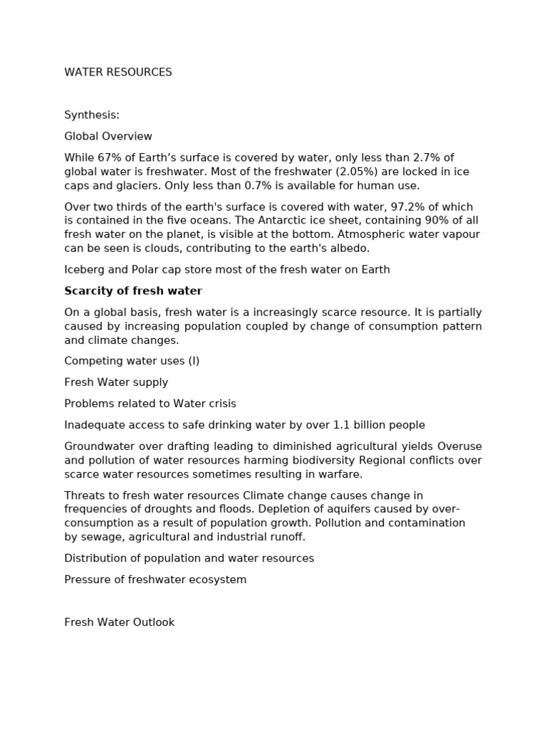 WATER-RESOURCES | PDF