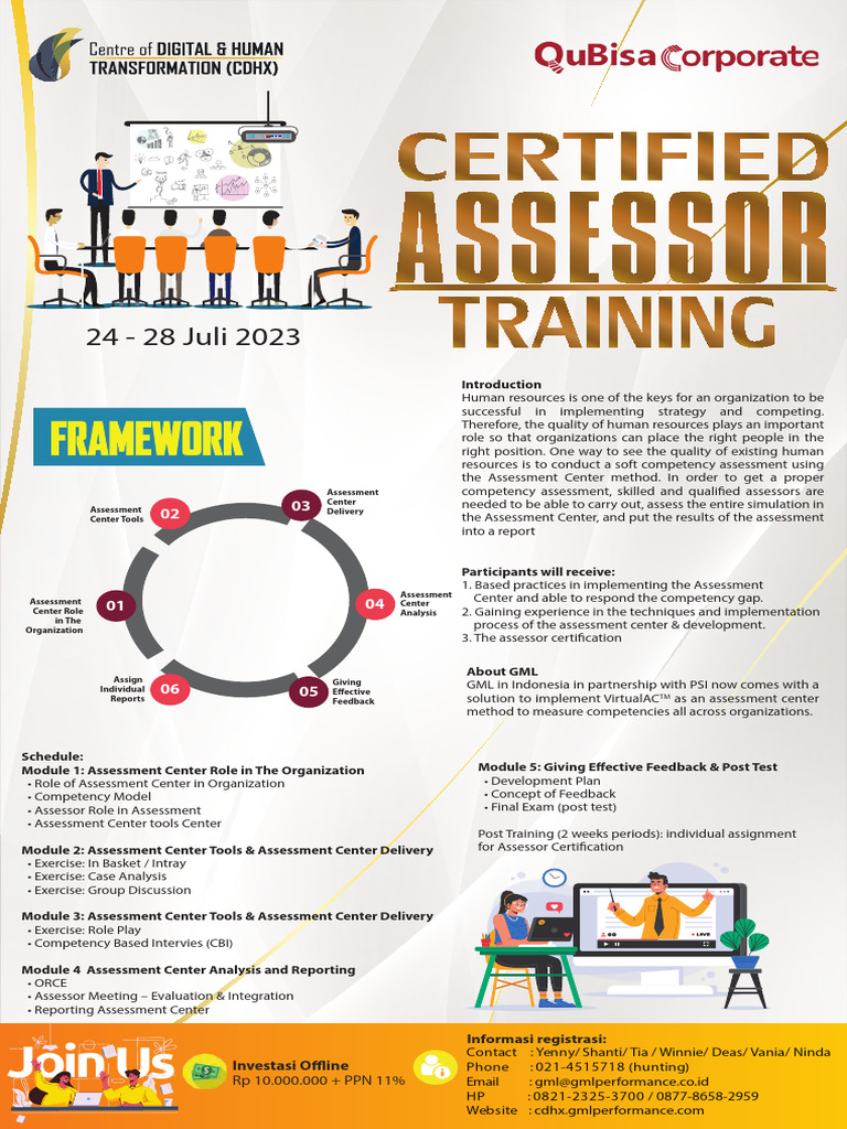 Certified Asessor Training - 20230620 - 10DCASTR U20230620B1 | PDF