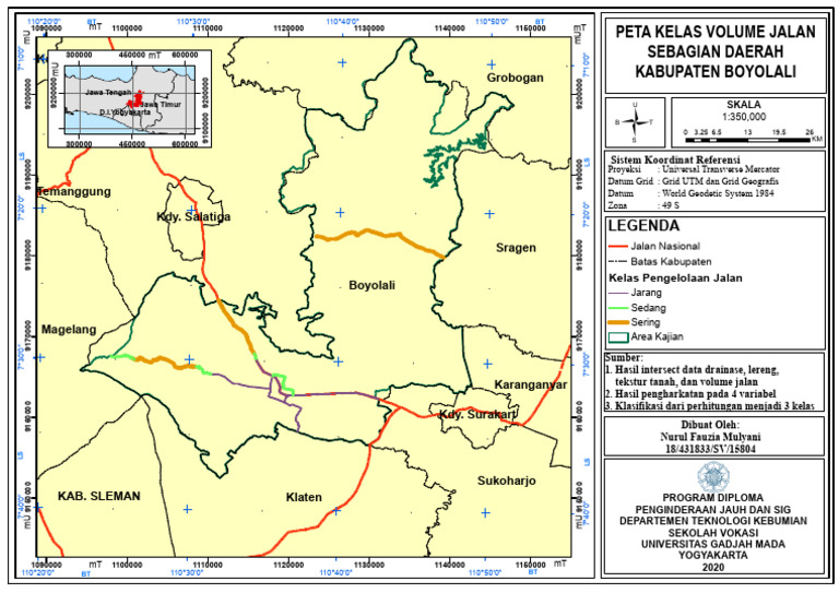 Peta Kelas Volume Jalan | PDF