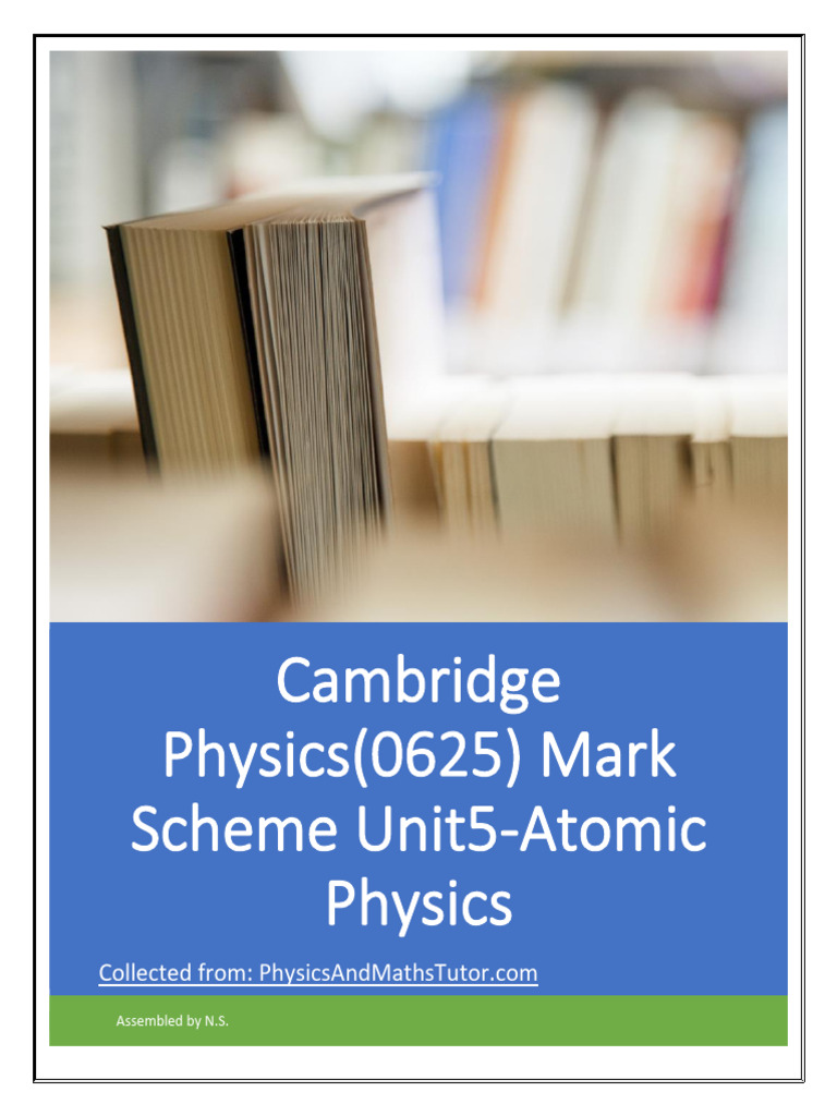 5.physics Classified MS-Unit5 Atomic Physics | PDF