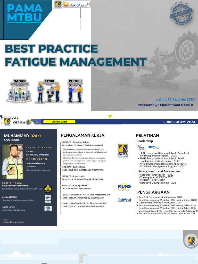 Fatique Management | PDF