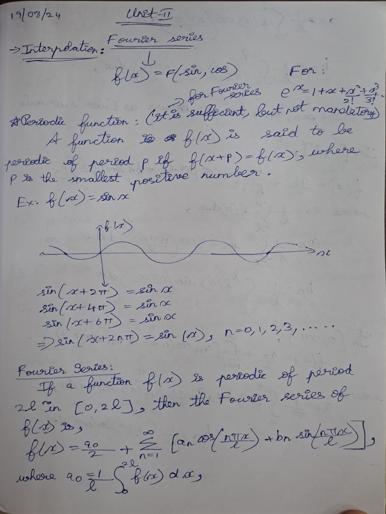 Unit 2 Fourier Series | PDF