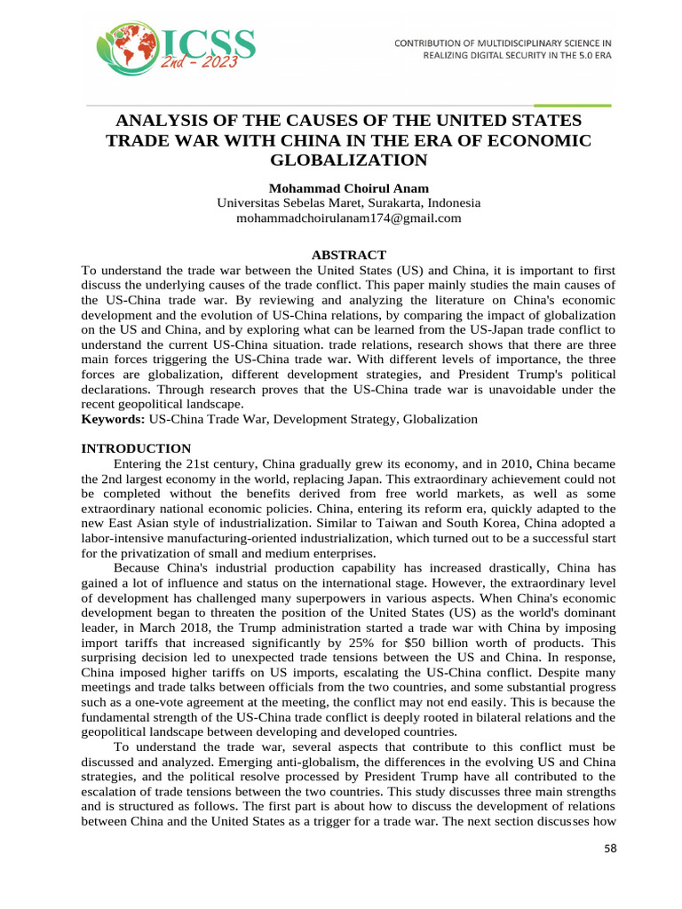 Naskah Conference (Mohammad Choirul Anam) | PDF