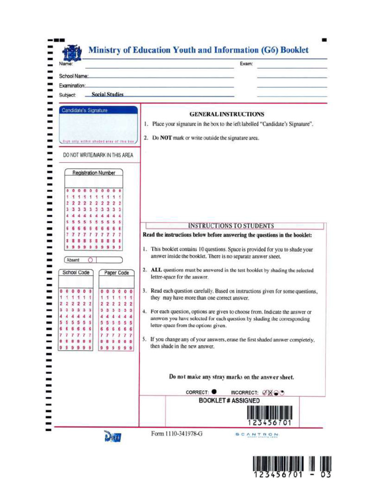 Social Studies Students Booklet | PDF