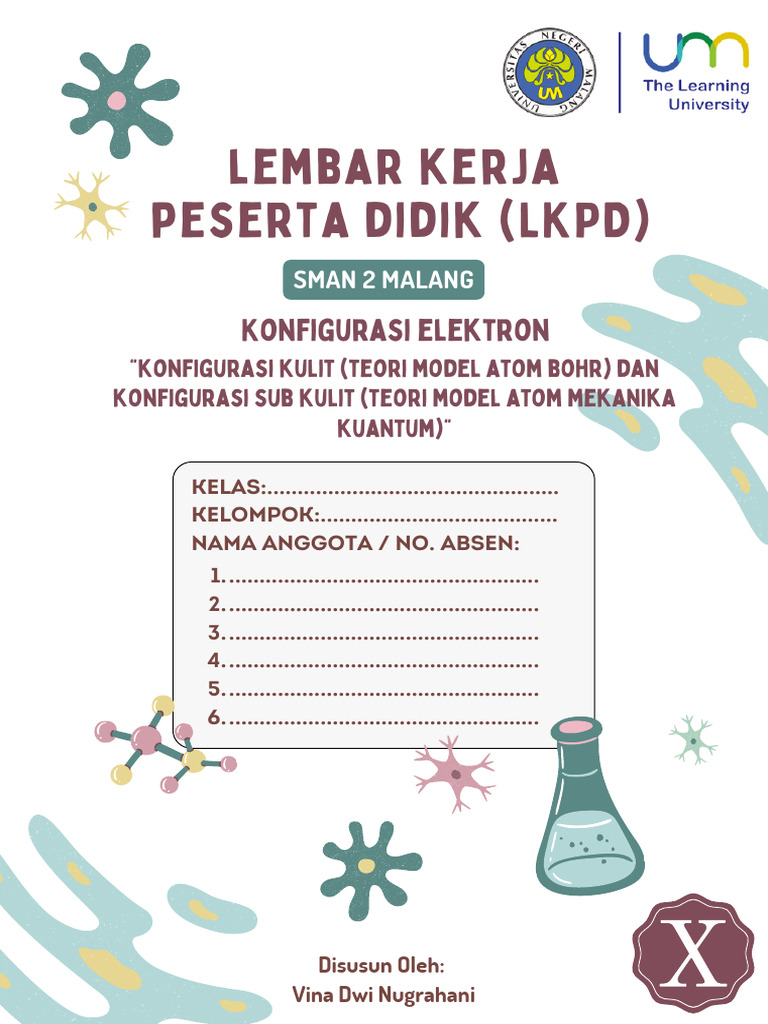 LKPD Konfigurasi Elektron (Kelas X) - SMAN 2 Malang | PDF