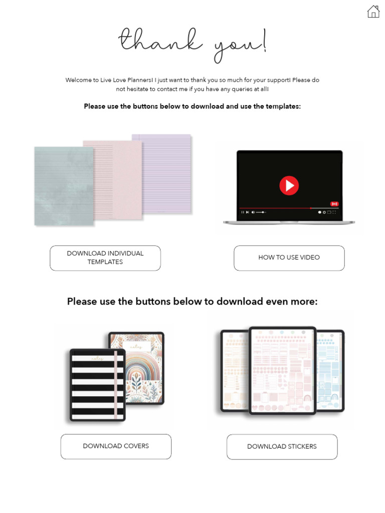 Goodnotes Notebook Templates | PDF