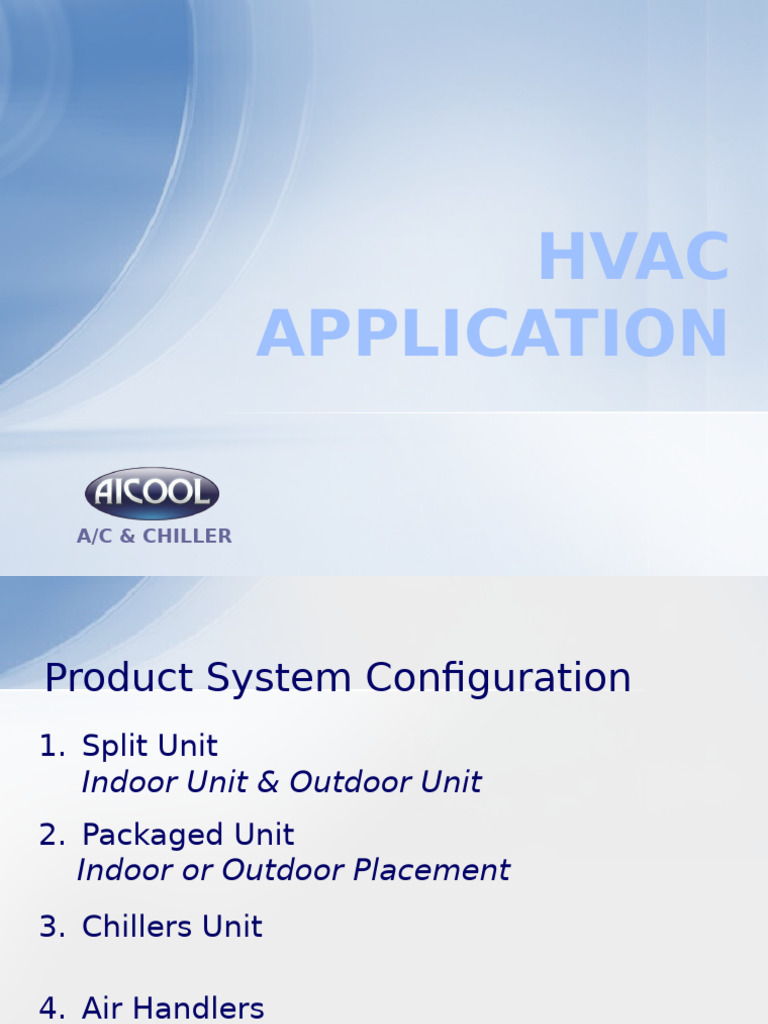 HVAC Application | PDF