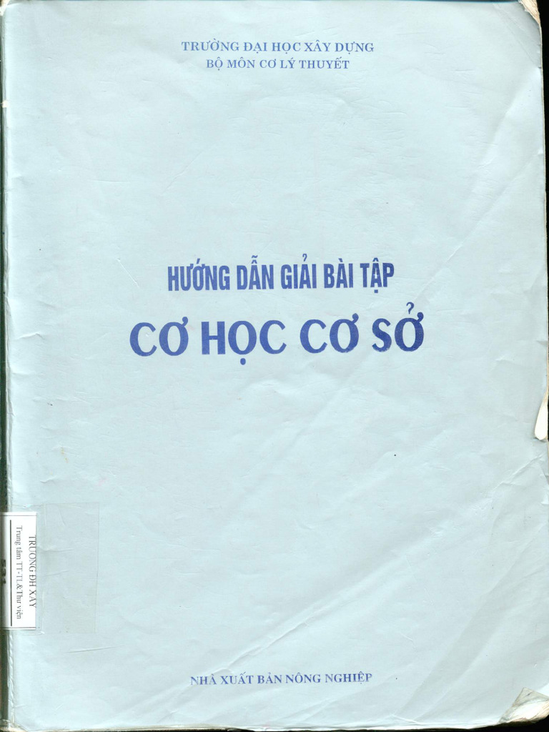 ZHuong Dan Giai Bai Tap Co Hoc Co So 1998 | PDF