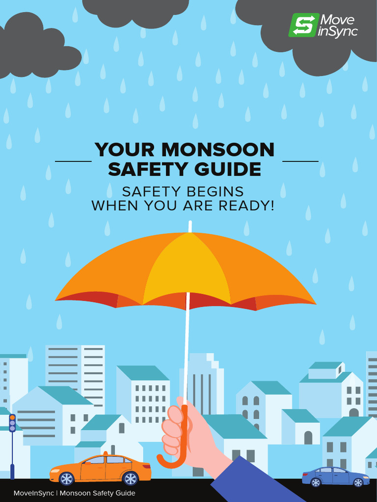 Your Monsoon Safety Guide From MoveInSync | PDF