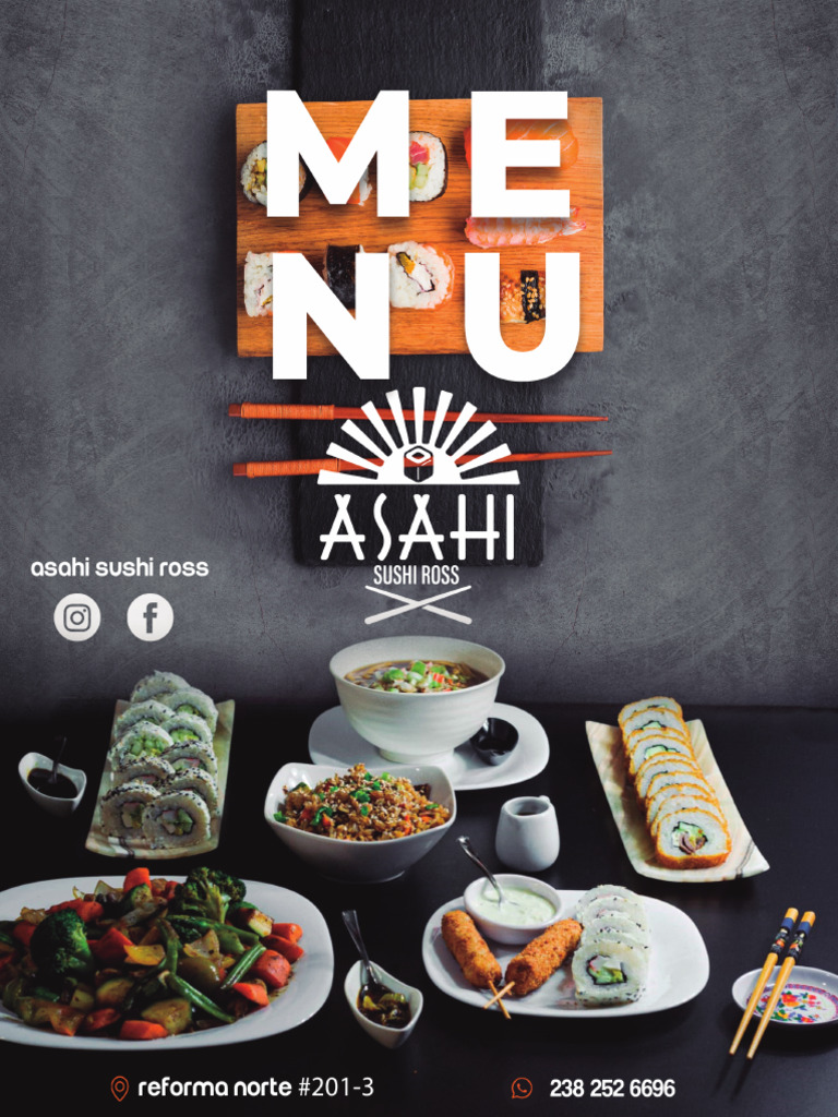 Menu Lengkap Asahi Sushi dan Ramen | PDF