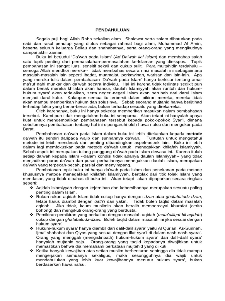 Pend Da'wah | PDF