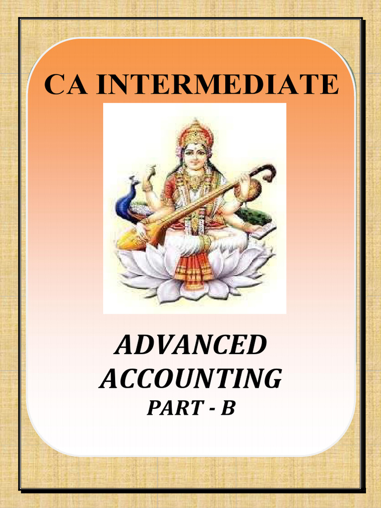 CA Inter Adv. Account Part - B | PDF