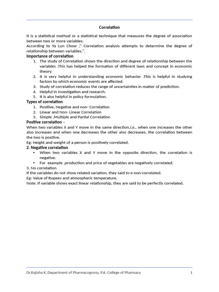 Correlation Regression and Probability | PDF