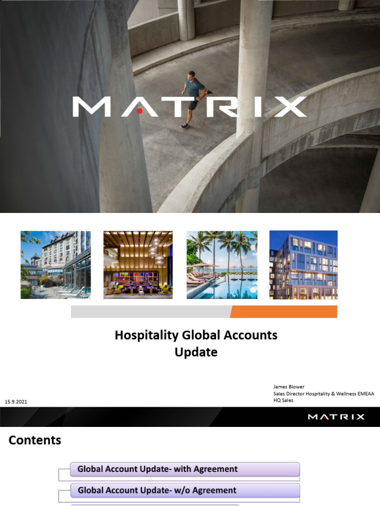 Matrix Hospitality Sales Training Presentation 13 - 9.2021 | PDF