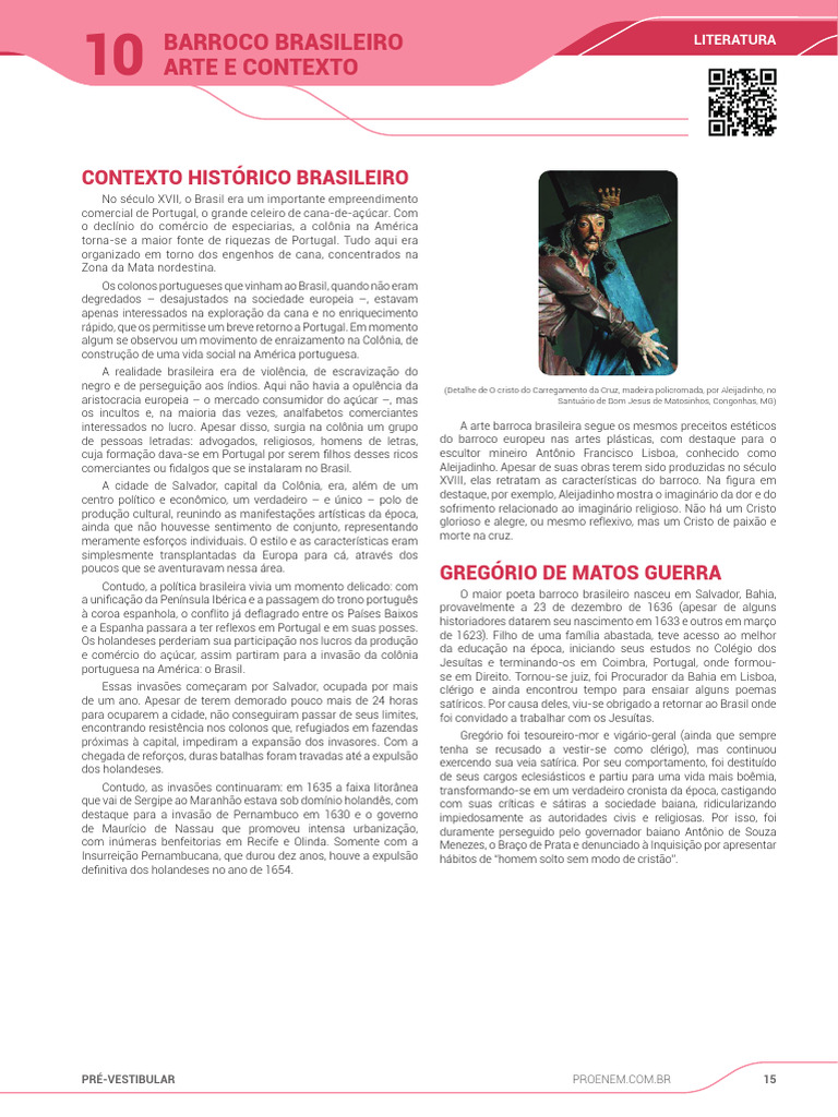 Barroco Brasileiro - Arte e Contexto | PDF