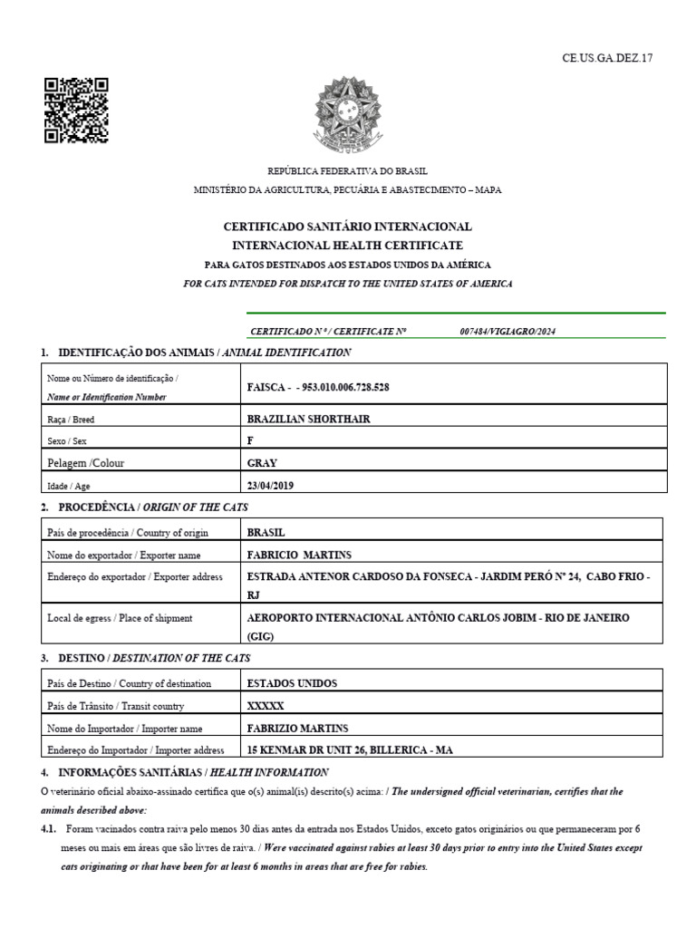 Cvi Estados Unidos 4057258 | PDF