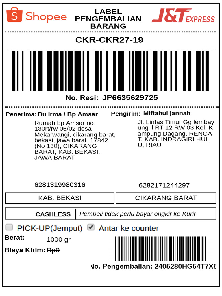 Get Return Label-1717208140837 | PDF
