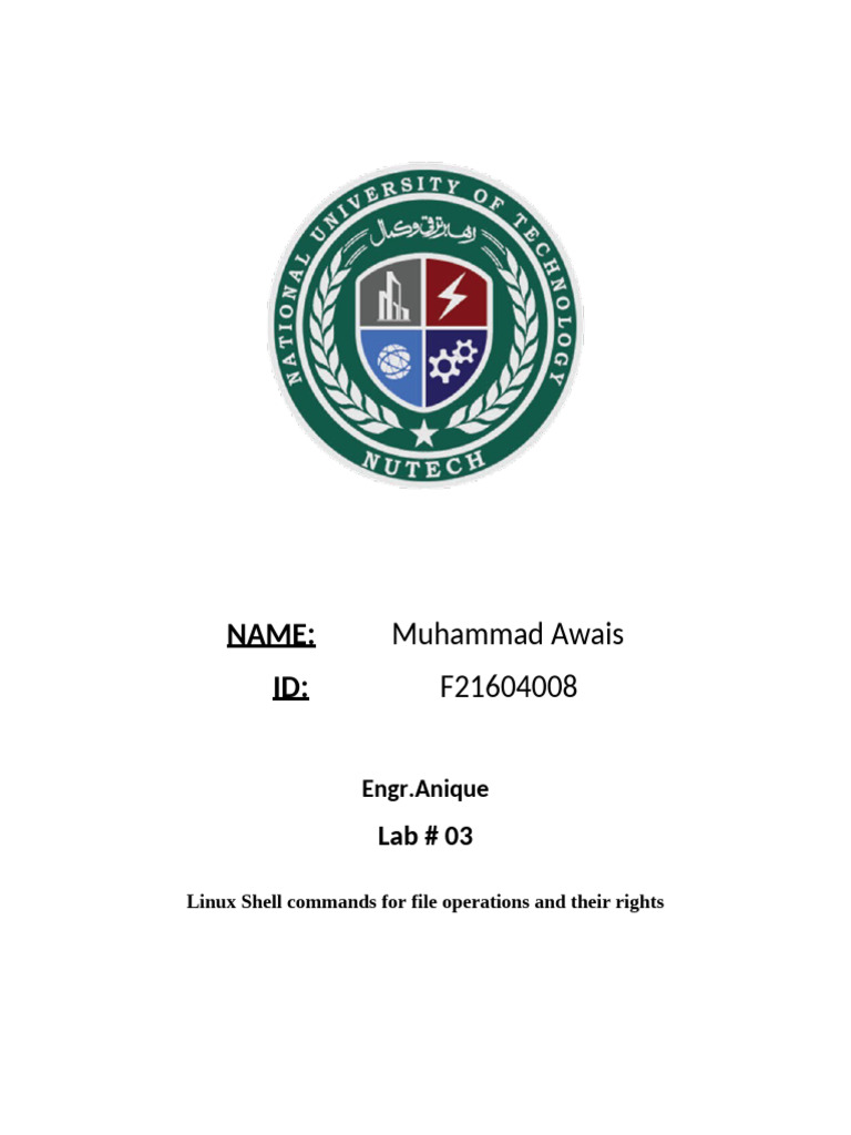LAB # 03 | PDF LAB # 03 | PDF