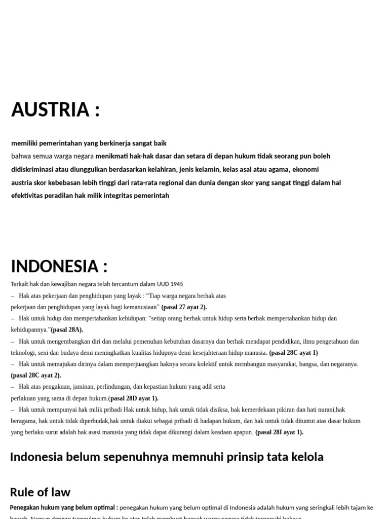 Tugas Kelompok TKMRPI Kasus Austria | PDF