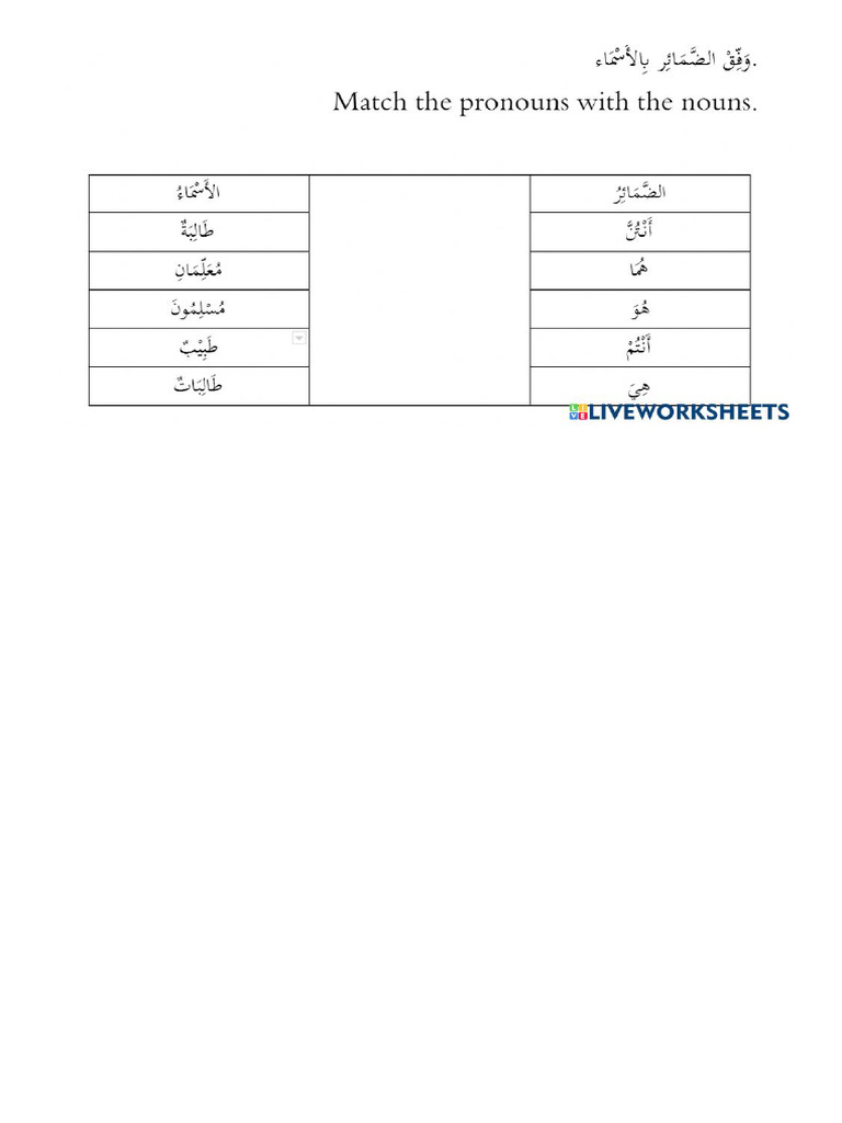pronoun worksheet | PDF