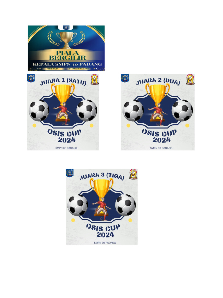 Design Piala | PDF
