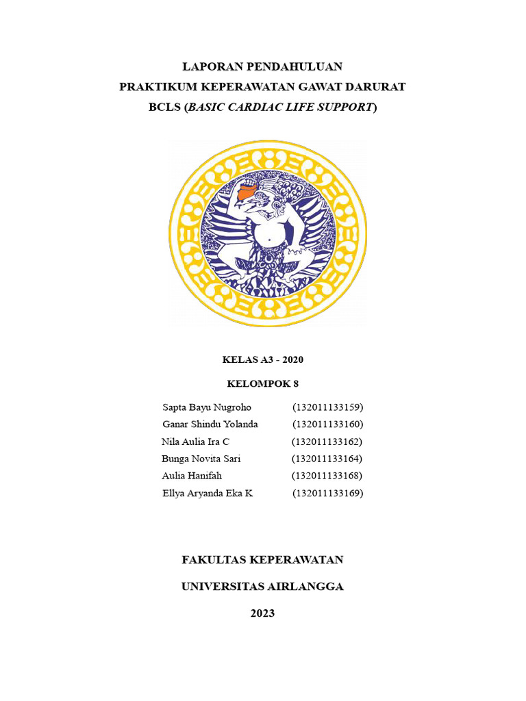 Kelompok 8 - BCLS - LP Praktikum Kep. Gadar - A3 | PDF