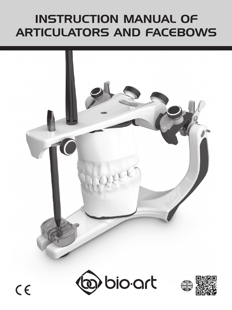 Instruction Manual of Articulators and Facebows | PDF