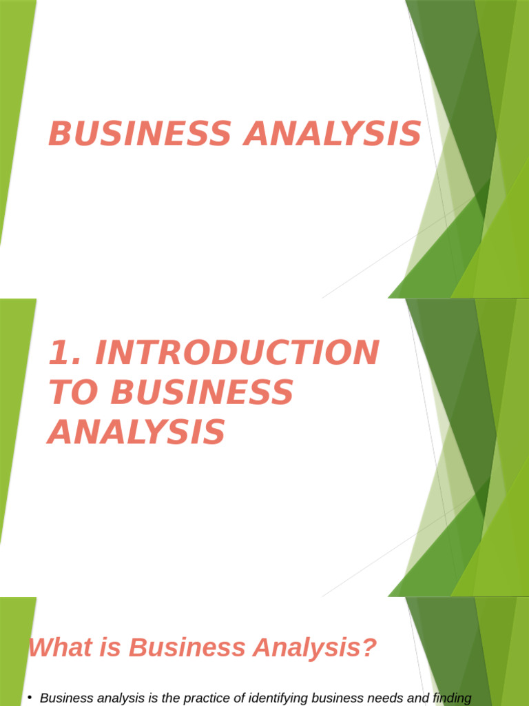 Business Analysis | PDF