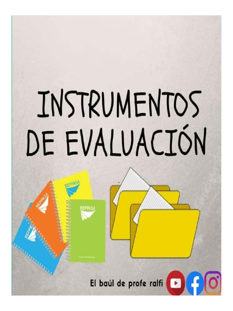 ?? 2 Instrumentos de Evaluacion | PDF