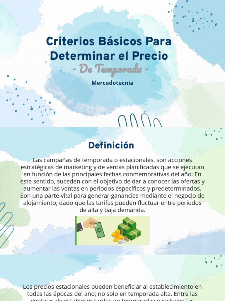Criterios Básicos Para Determinar El Precio | PDF