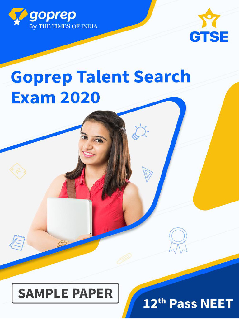 Gtse G12thpass Neet Sample Paper 50 | PDF