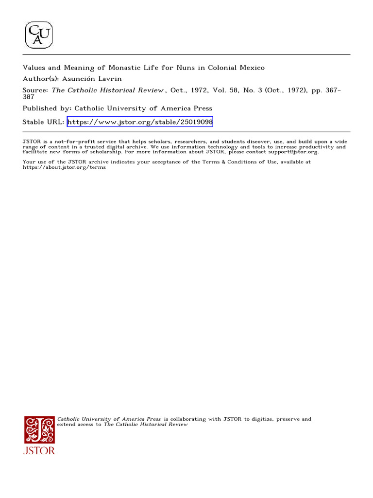 Asuncion Lavrin-1 | PDF