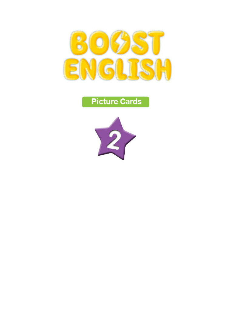 Boost English 2_Picture Cards | PDF