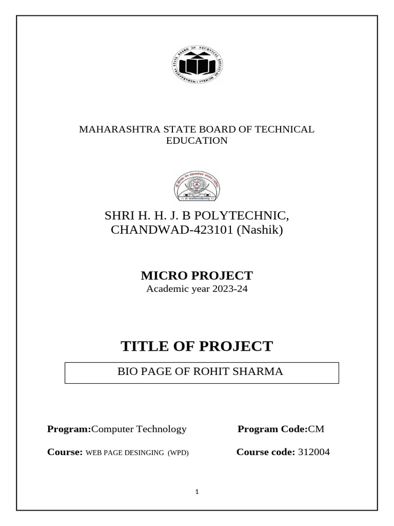Tanmay Microproject 4 | PDF