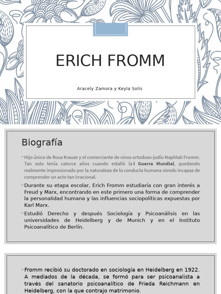Erich Fromm | PDF