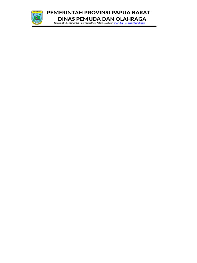 Kop Surat Dinas | PDF