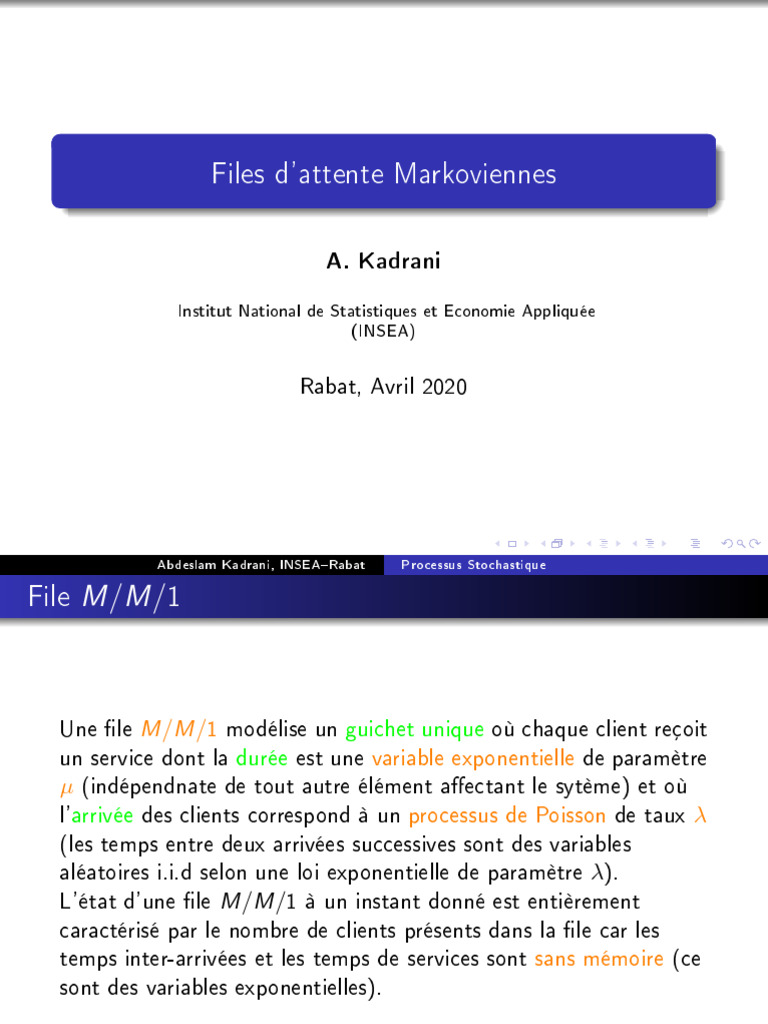 FilesAttente20 (Partie2) | PDF
