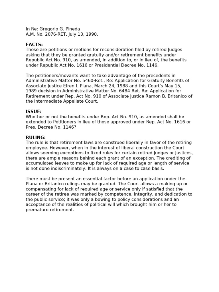 13 in Re Gregorio Pineda | PDF