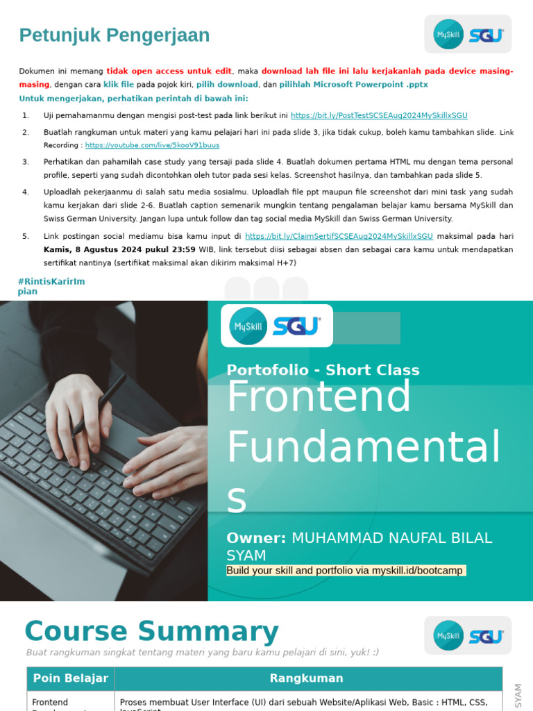 Mini Task Frontend Development | PDF