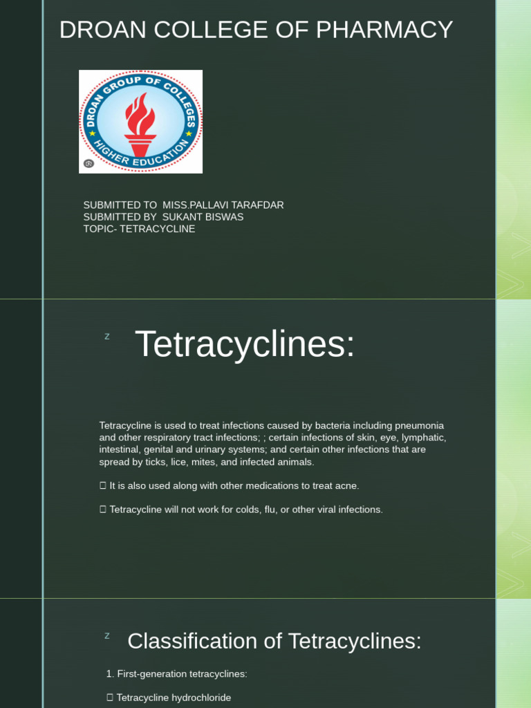 Tetracycline | PDF