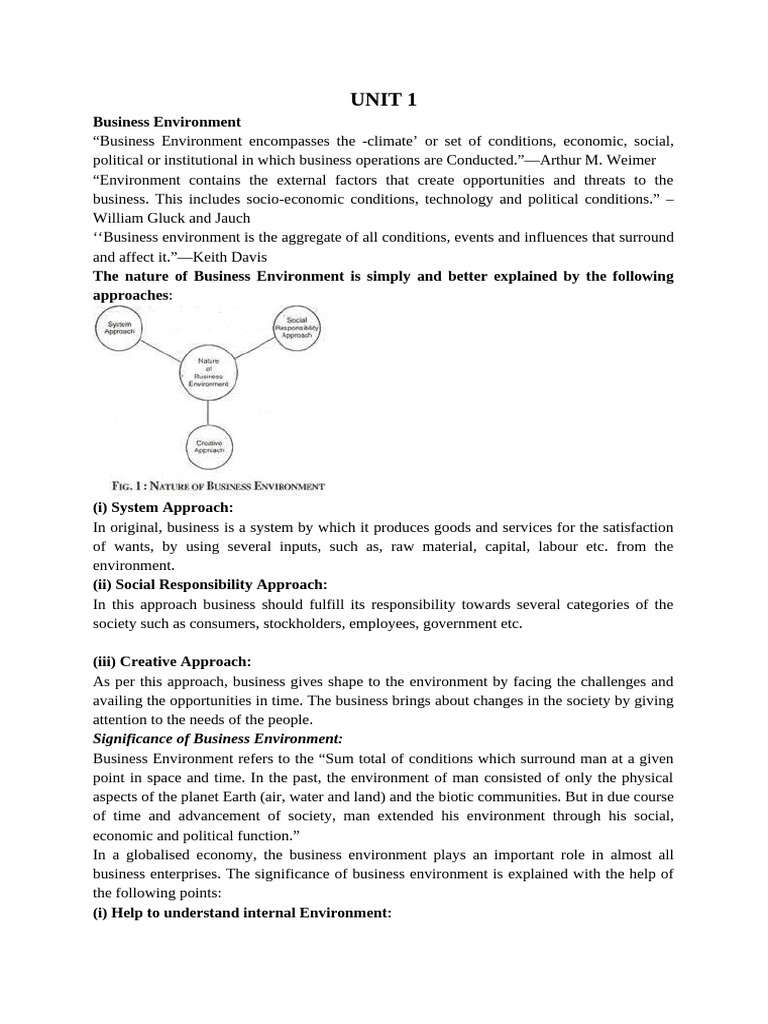 Business Environment | PDF