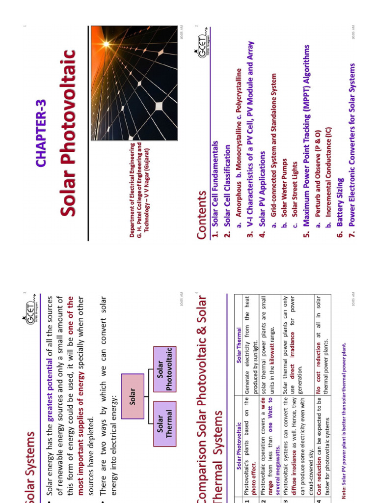 CH 3 Solar Photovoltaic | PDF